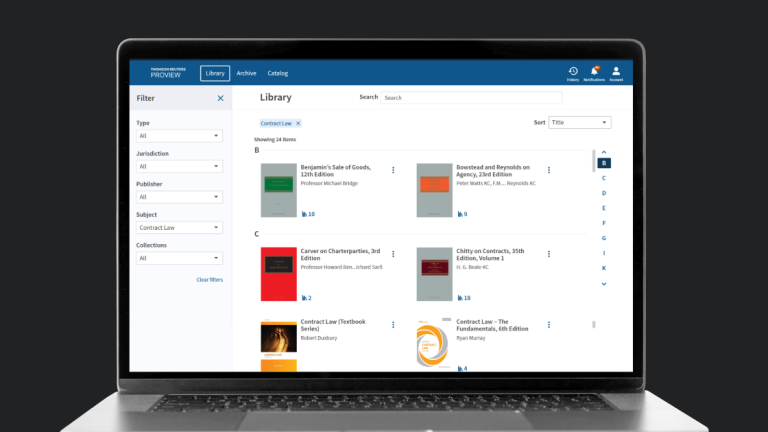 ProView | The Thomson Reuters eReader for digital books | Thomson Reuters