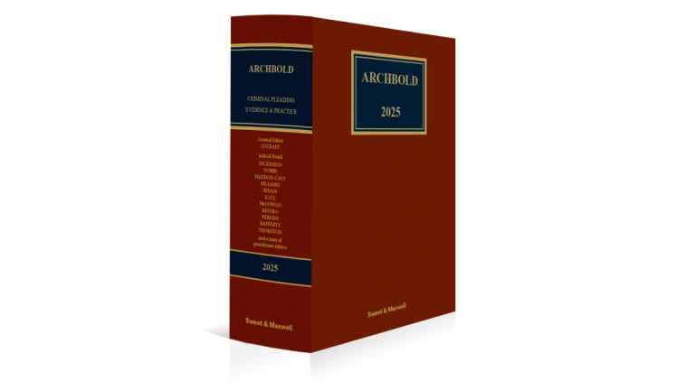 Archbold: A criminal law book on pleading, evidence, and practice ...
